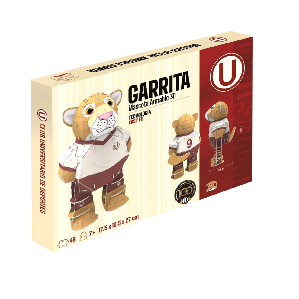 GARRITA 3D ARMABLE OFICIAL – Tienda Oficial - Universitario de deportes